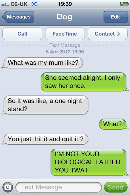 Would of it been doggy style? - Meme by benangale :) Memedroid