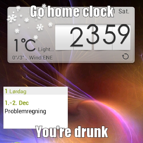 my clock is drunk - Meme by GOAT_YounneZ :) Memedroid