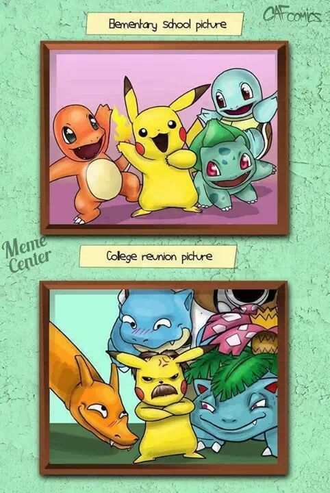 pikachu y su evolucion xdxd - Meme subido por luispikaboy :) Memedroid