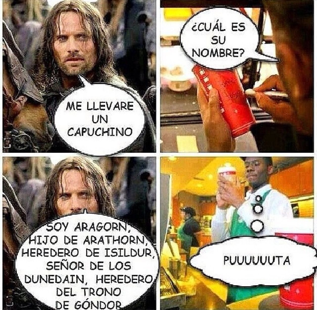 Aragorn loquillo.. - Meme subido por alan.rockstarz :) Memedroid