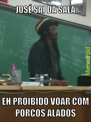 Se maconha não fosse bom não começava com j de girafa - Meme subido por ...