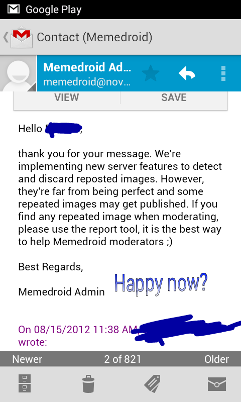 Happy now memedroid users? - Meme by Oddy :) Memedroid