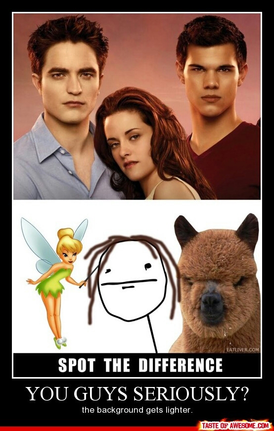 Twilight spot the difference.... - Meme by m3rc3d3ss :) Memedroid