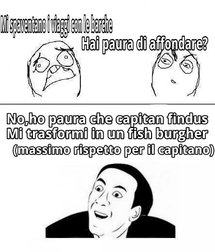 cito:capitan findus,secondo voi chi è piú lolloso io o giorgio? - Meme ...