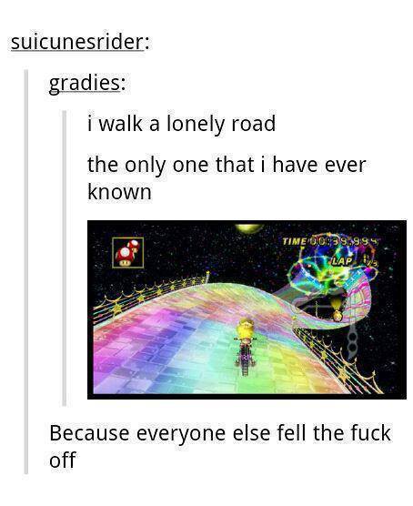 Rainbow Road - Meme subido por 1UP_Warrior :) Memedroid