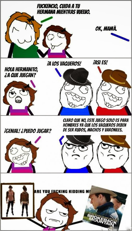 Jugamos a los vaqueros - Meme subido por vmbarahona :) Memedroid