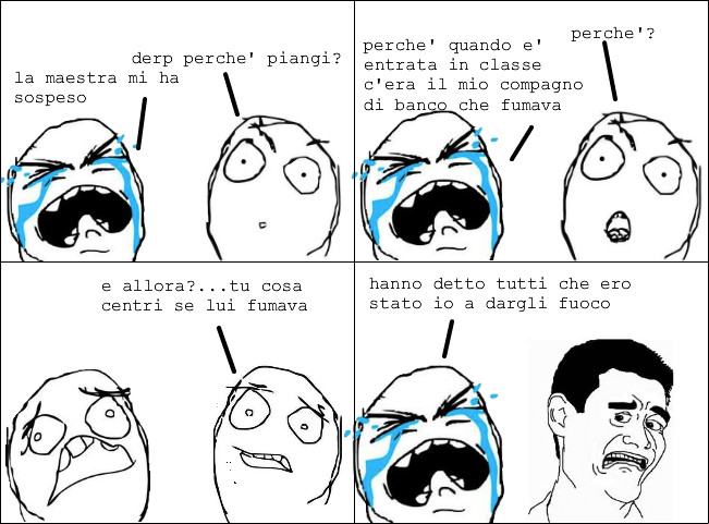 spero vi piaccia è il secondo rage che faccio :) - Meme subido por ...