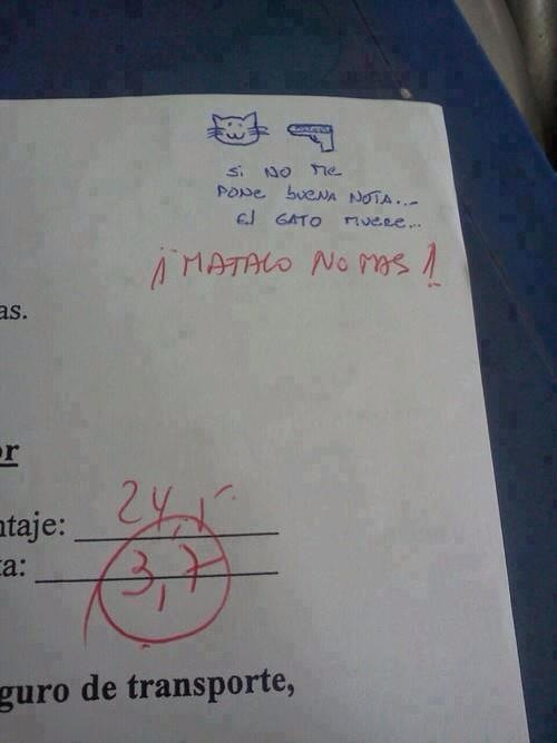 MÁTALO NO MÁS! - Meme subido por DEBORAMELTROSO :) Memedroid