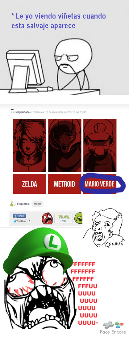 Mario Verde??? Fuuuuuuuuuuuuuuu - Meme subido por FaceEncore_759 ...