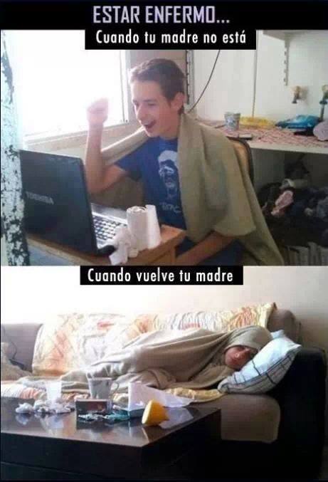 al estar enfermo - Meme subido por asdffdsaasdf31 :) Memedroid