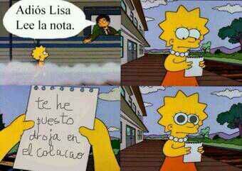 lisa impactada - Meme subido por hestebansfdk :) Memedroid
