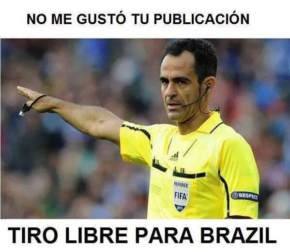 puto arbitro... - Meme subido por mphl :) Memedroid