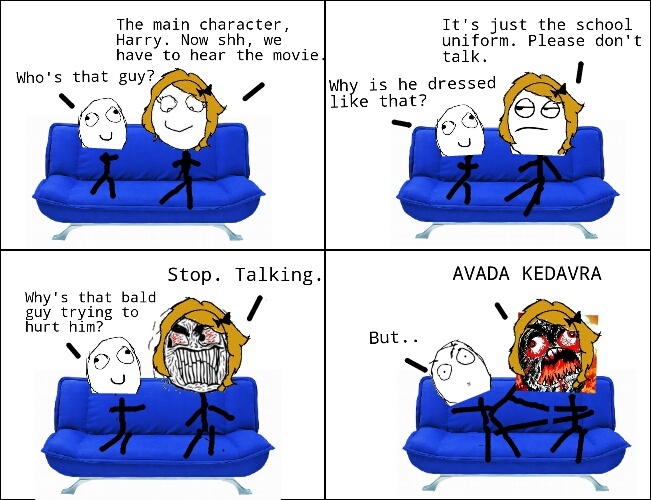 Trying to watch movies with little kids - Meme by MartyMcFly :) Memedroid