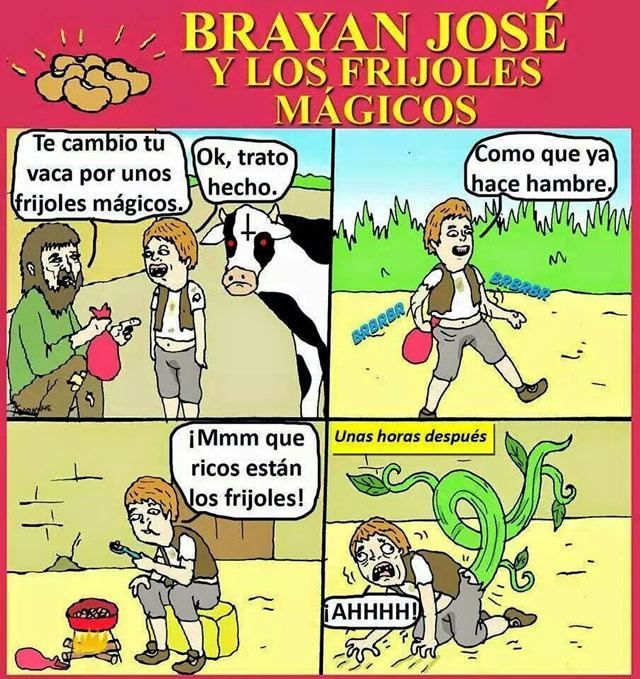 Los frijoles magicos - Meme subido por vmbarahona :) Memedroid