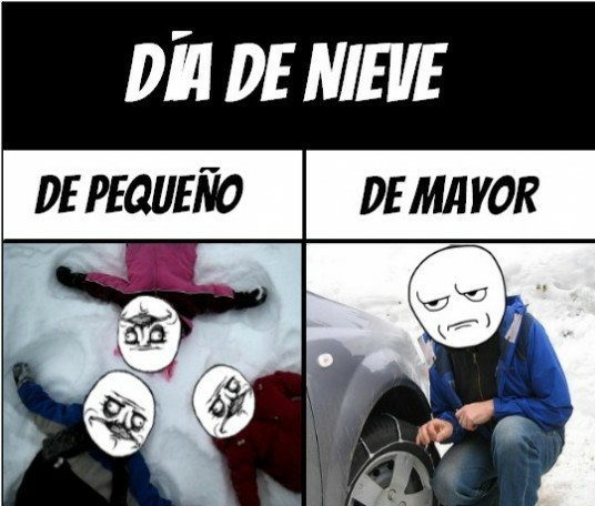 Nieve - Meme subido por ElArepero99 :) Memedroid