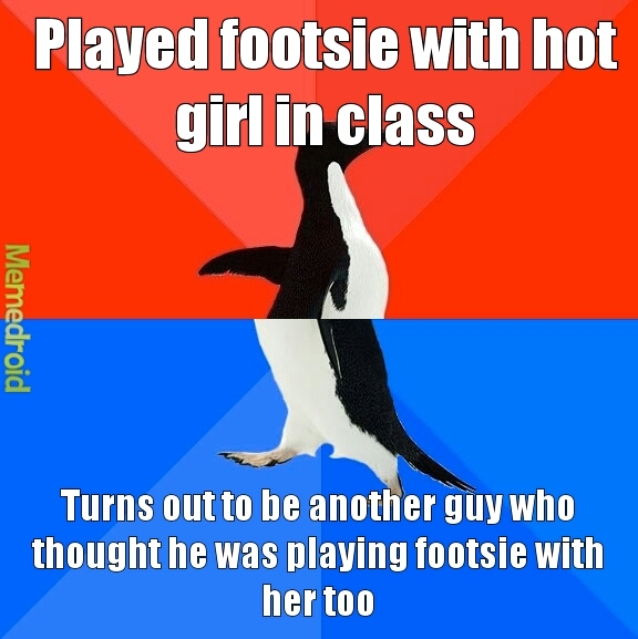 Footsie - Meme by soydolphin :) Memedroid