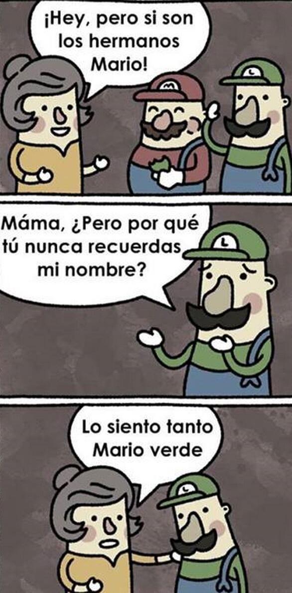 pobre mario verde - Meme subido por chochitofresco :) Memedroid